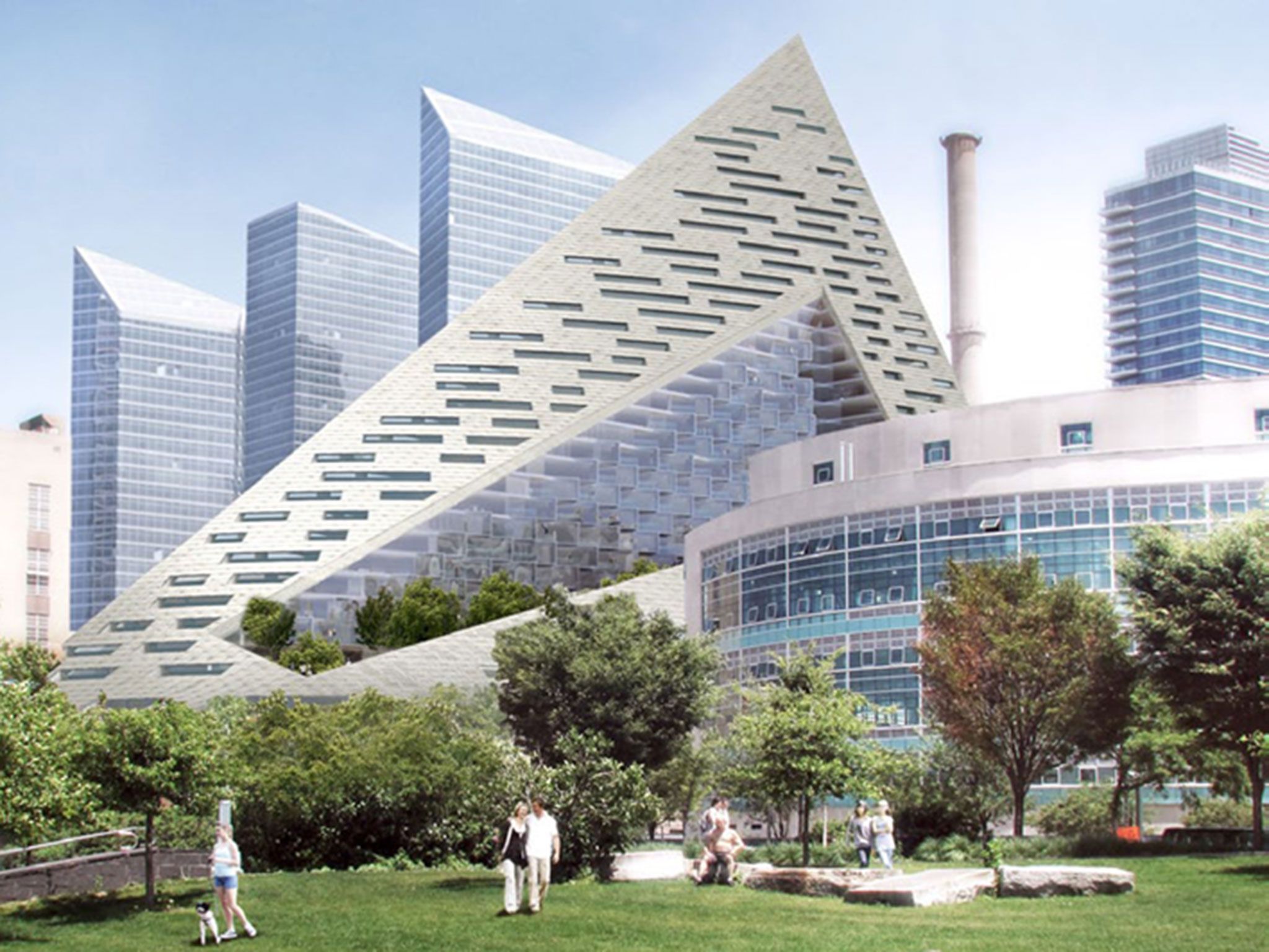 Architecture : New York s'offre une pyramide - CNEWYORK